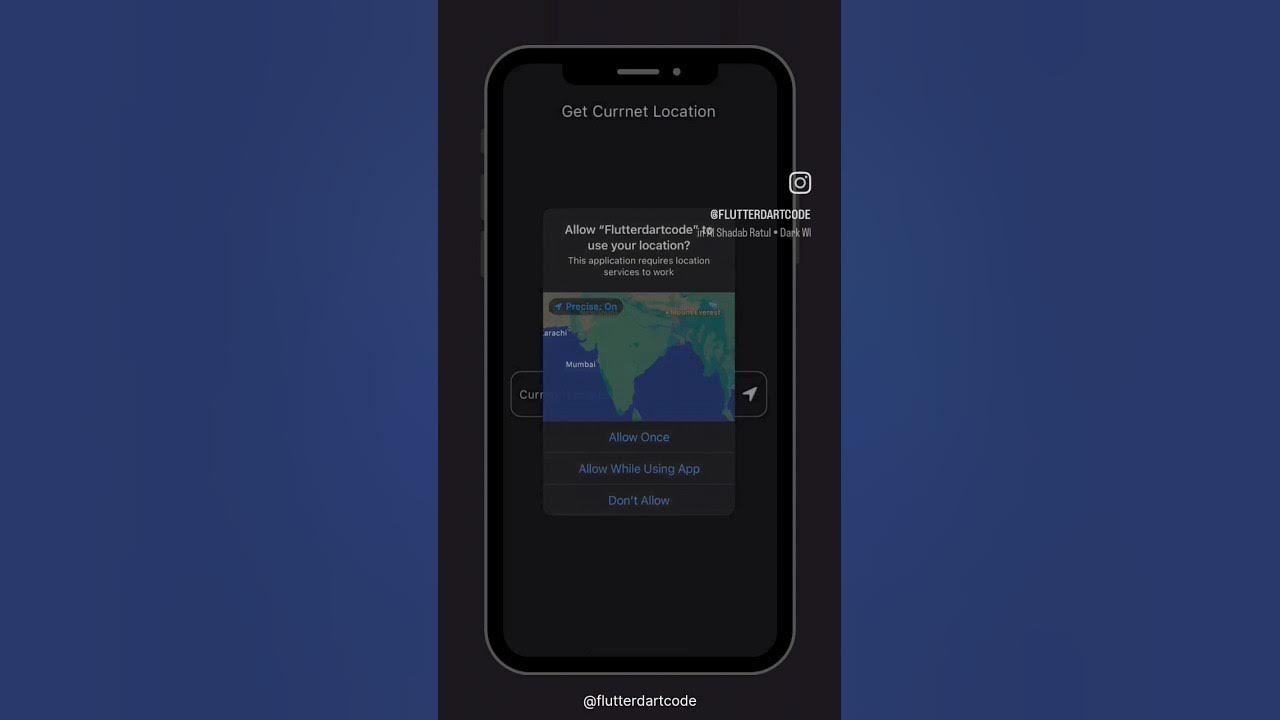 Flutter Live Location using Geolocator 📍📌🗺️ #flutter #android #fluttering #loginuidesign # ...