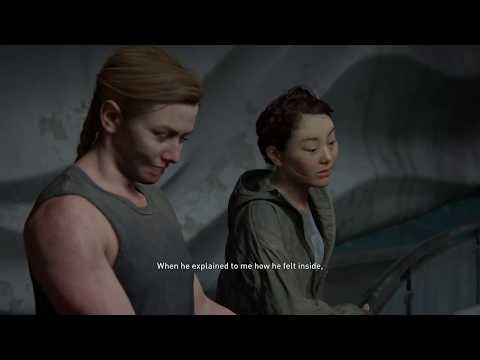 The Last of Us Part II: abby and yara looks for lev in the aquarium
