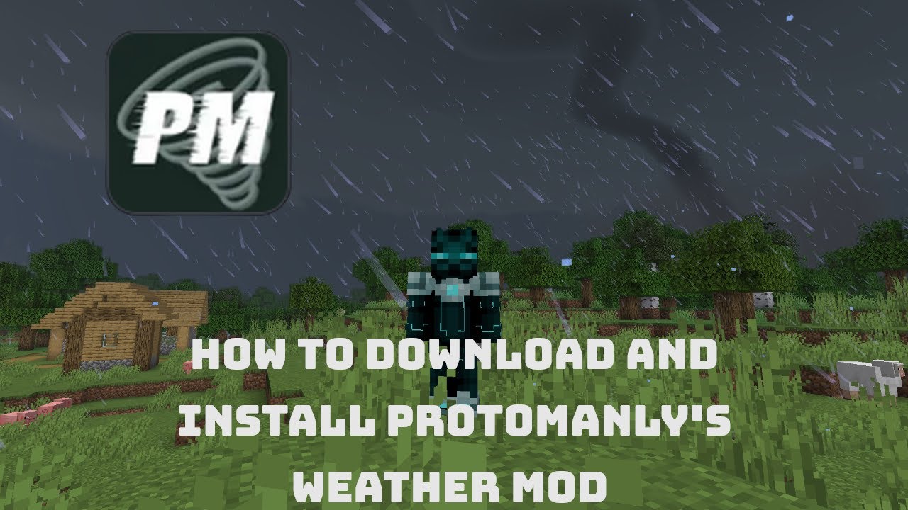 How to download ProtoManly's Weather mod in Minecraft 1.21.1 - YouTube