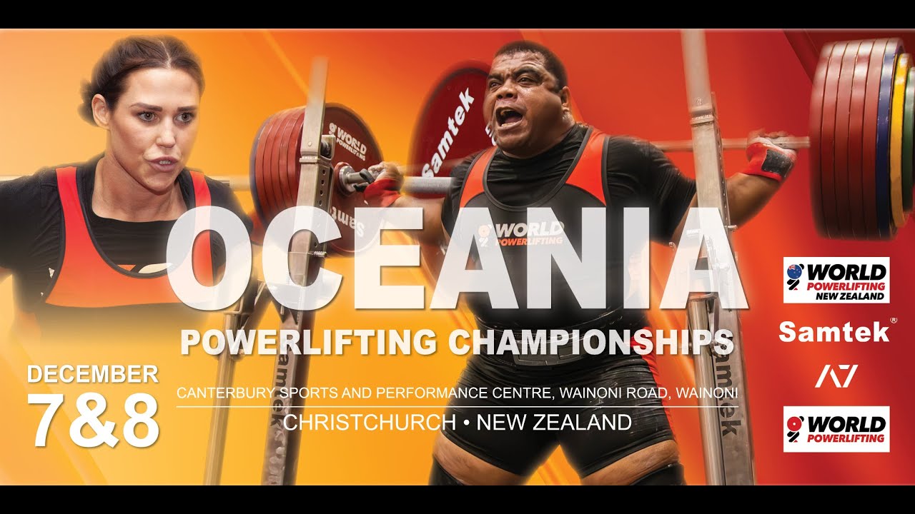 Oceania Powerlifting - Day 1 - Session 1 - YouTube
