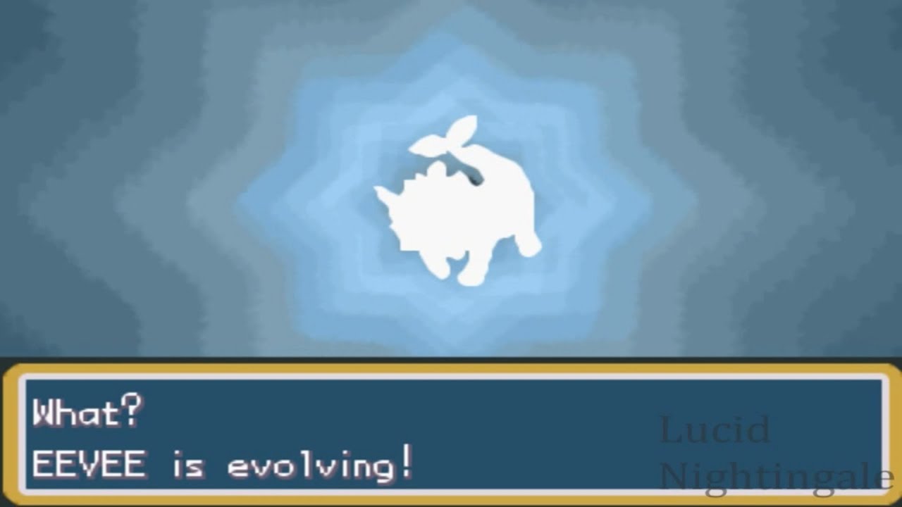 Pokemon Fire Red Eevee Evolves to Vaporeon - YouTube