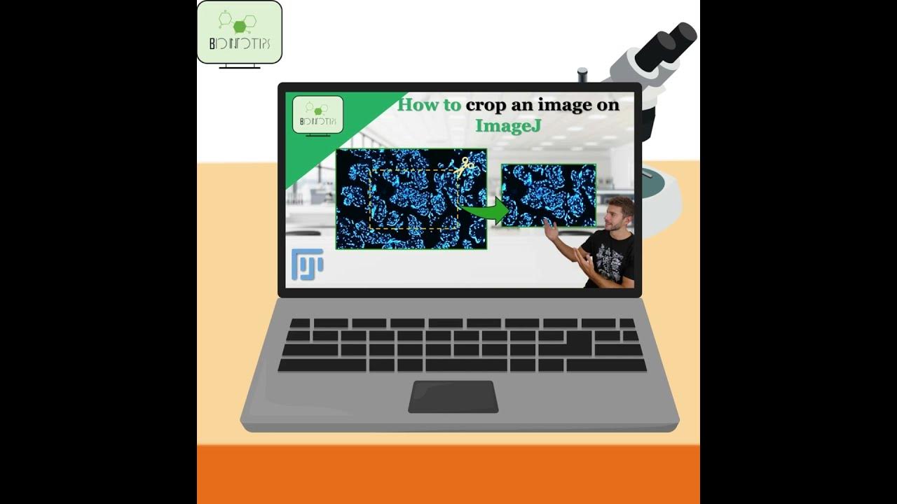 How to Crop an image on ImageJ #imageanalysis #shorts #tutorial #imagej #science - YouTube