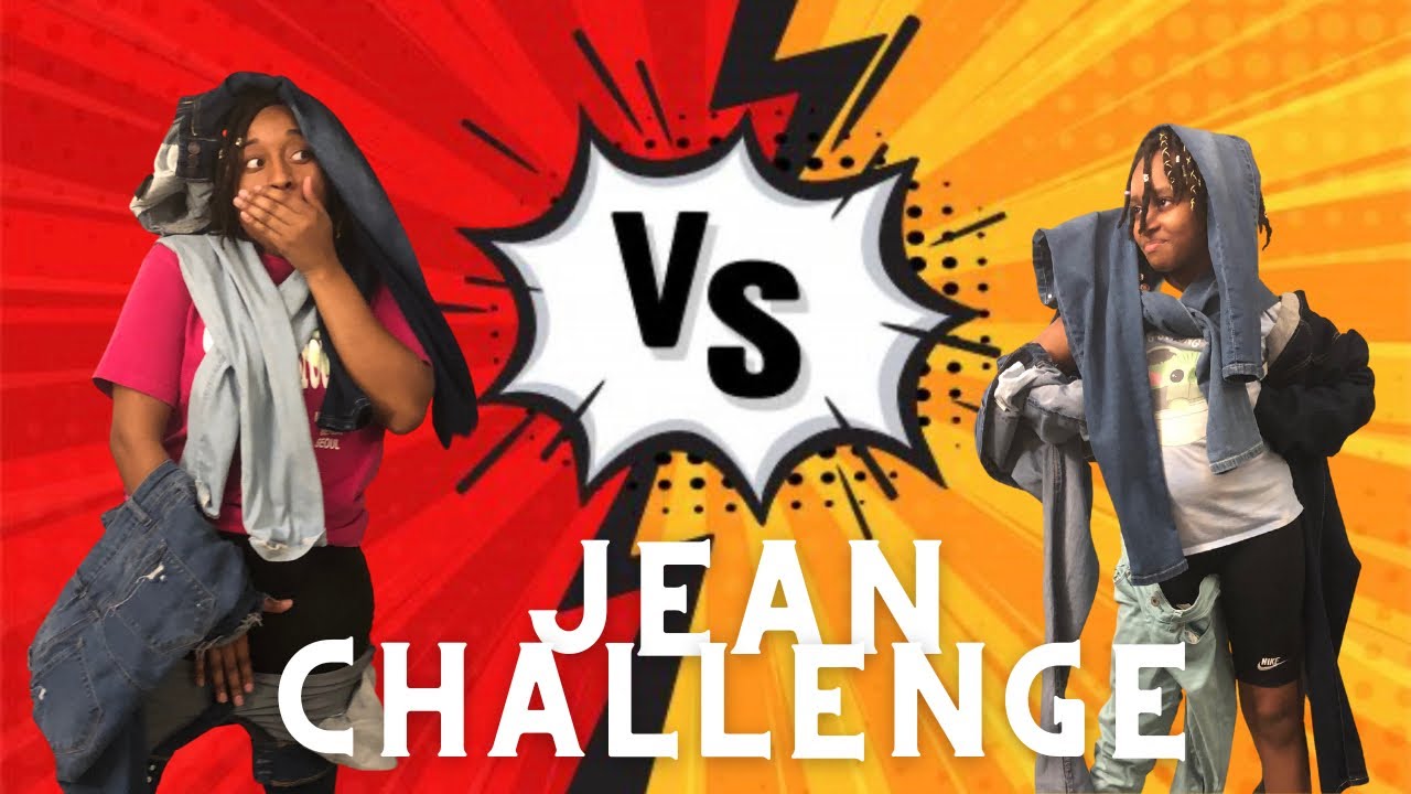 THE JEANS CHALLENGE!!! HILARIOUS! - YouTube