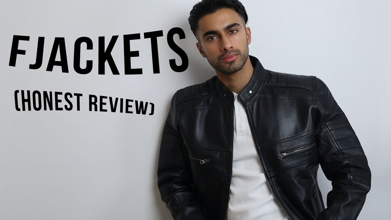 Fjackets (Honest Review) | Men's Leather Jacket Haul & Try-On - YouTube