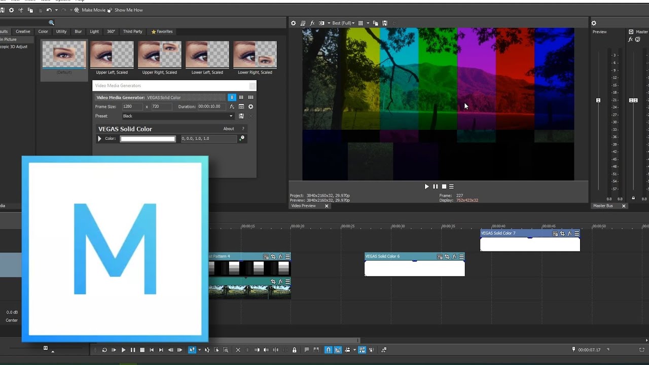 The Full Guide to Composite modes in Movie Studio 17 Platinum - YouTube