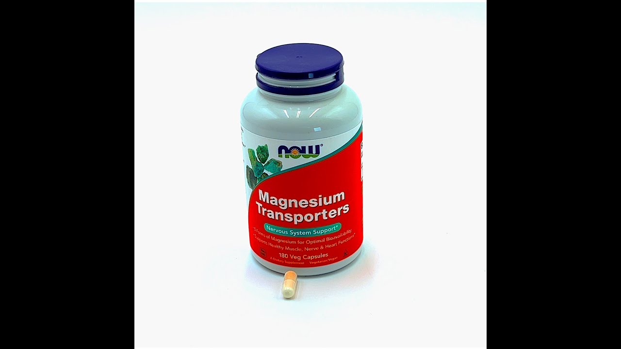 NOW Foods Supplements, Magnesium Transporters. Optimal Bioavailability ...