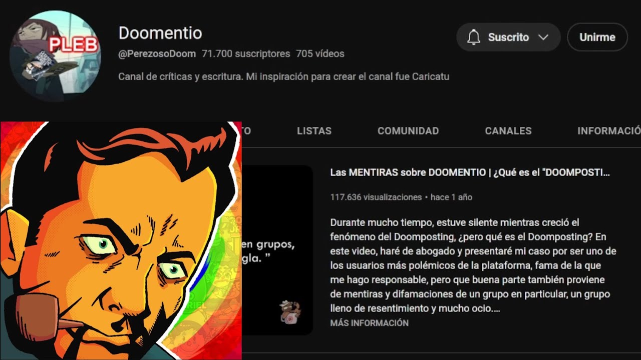 Uriel Se Suscribe al Canal del DOOMENTIO XD - YouTube