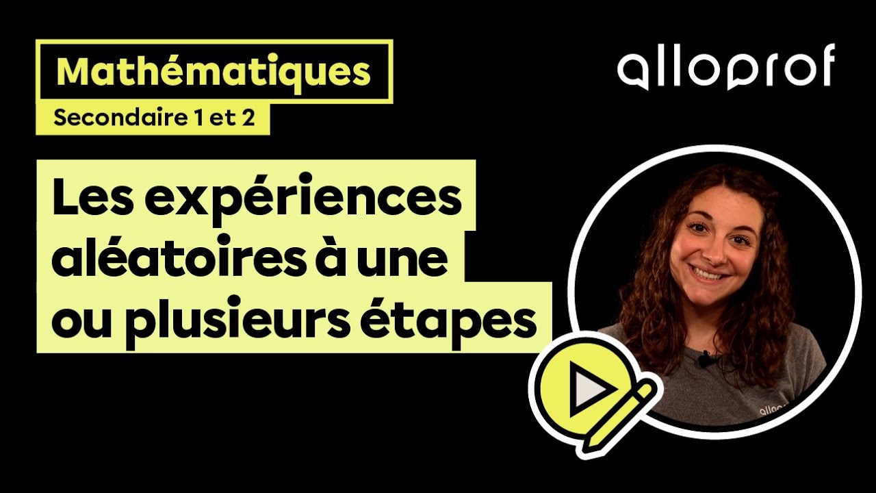 Les expériences aléatoires à une ou plusieurs étapes | Mathématiques ...
