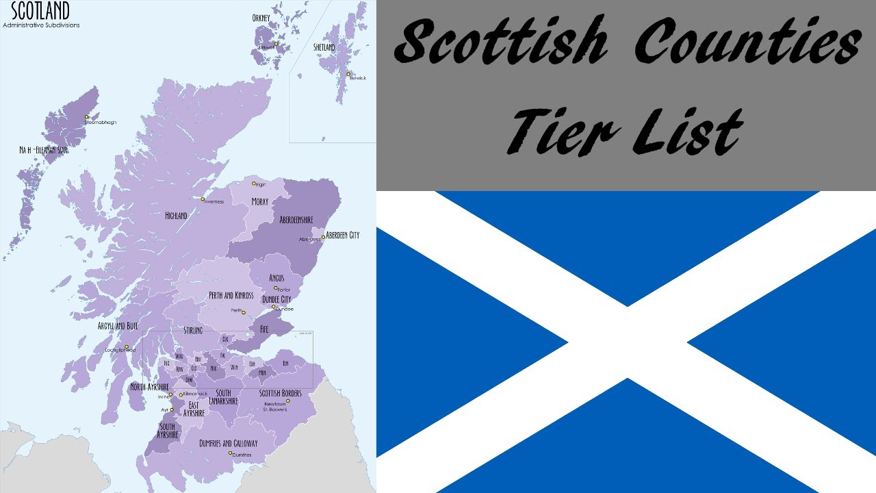 Scottish Counties | Tier List - YouTube