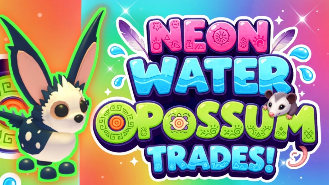 💧 Trading Offers for NEON WATER OPOSSUM in Adopt Me! | Aztec Egg Pet ...