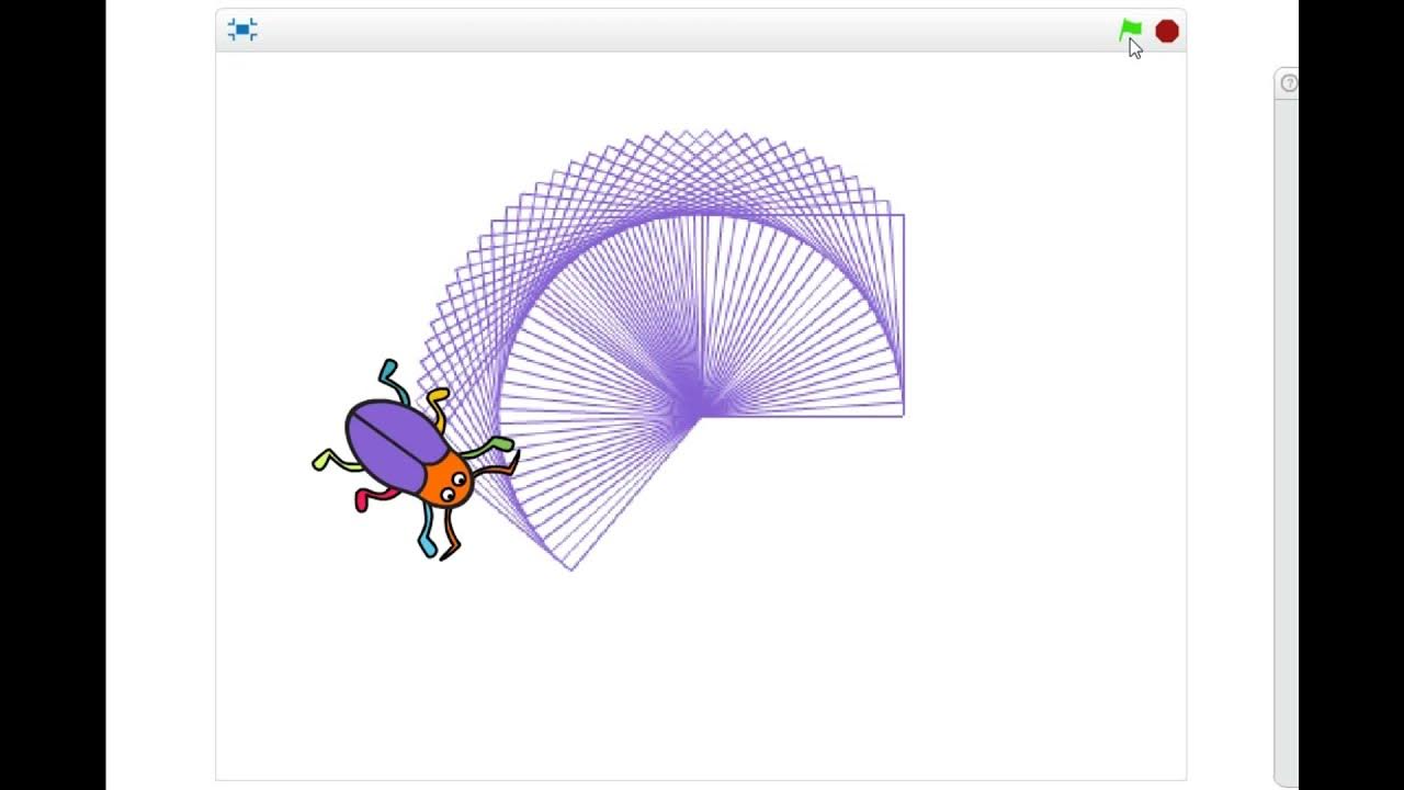 How to Make a Circular Drawing using Scratch Programming - YouTube