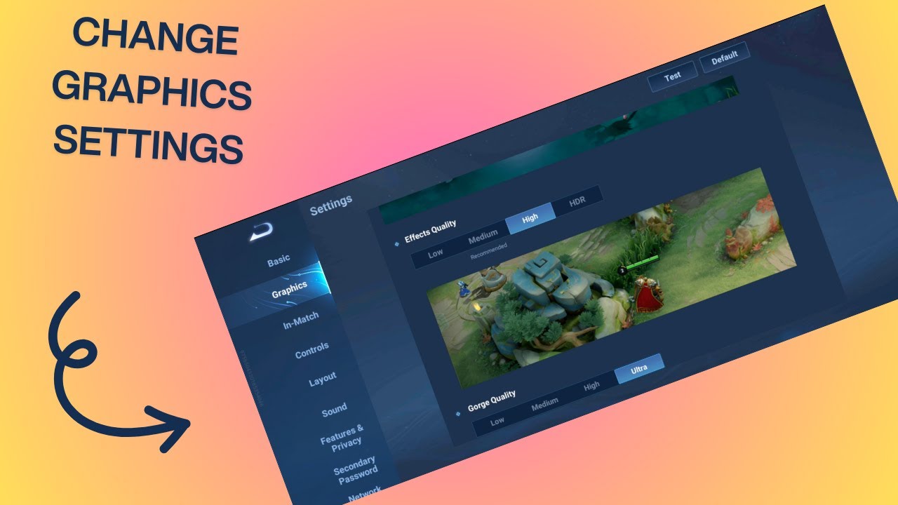 How to Change Graphics settings in Honor of King - YouTube