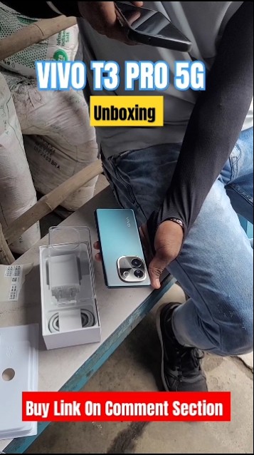 Vivo T3 Pro 5g Unboxing - First look and design #vivoindia #vivo# ...