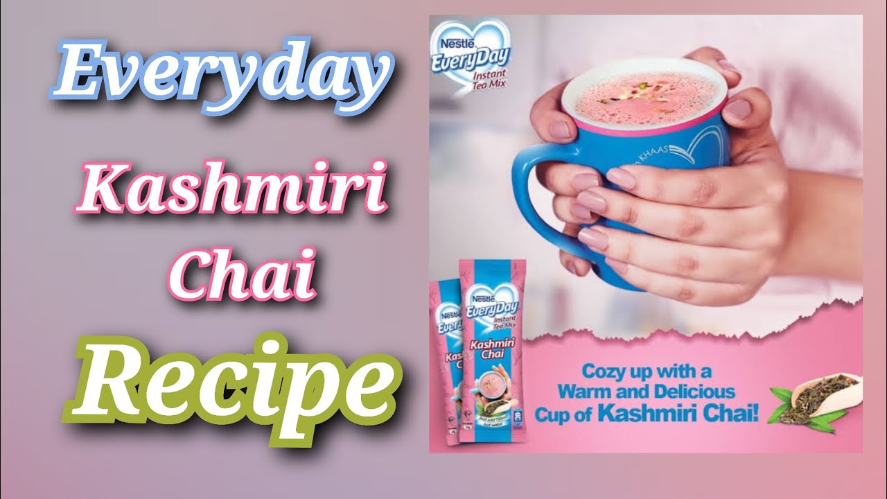 everyday kashmiri chai recipe. - YouTube