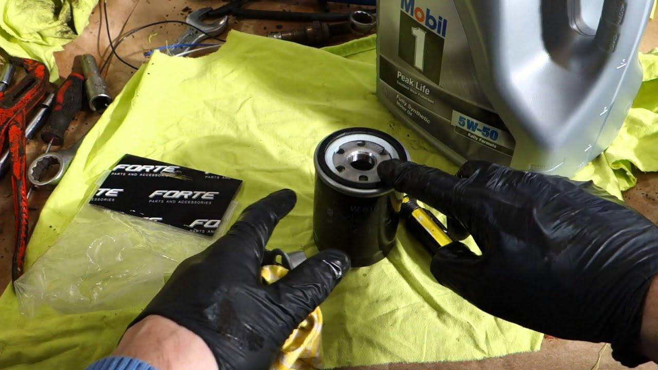 Why oil filter replace is so difficult job? - YouTube