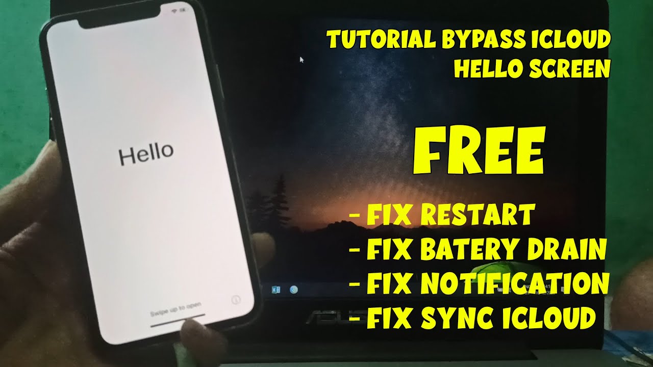 Bypass iCloud Hello Screen iPhone IOS 14.2 Free with Notification ...