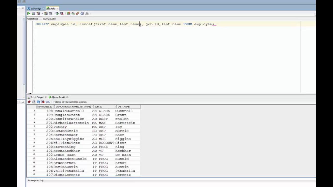 sql funcation character functions شرح عربي 8 - YouTube