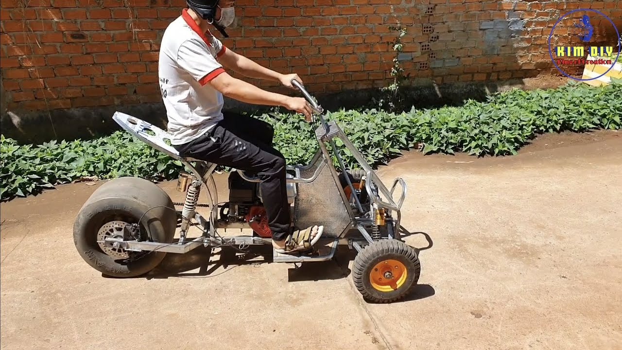 Reverse Trike Motorcycle. Test Drive - YouTube