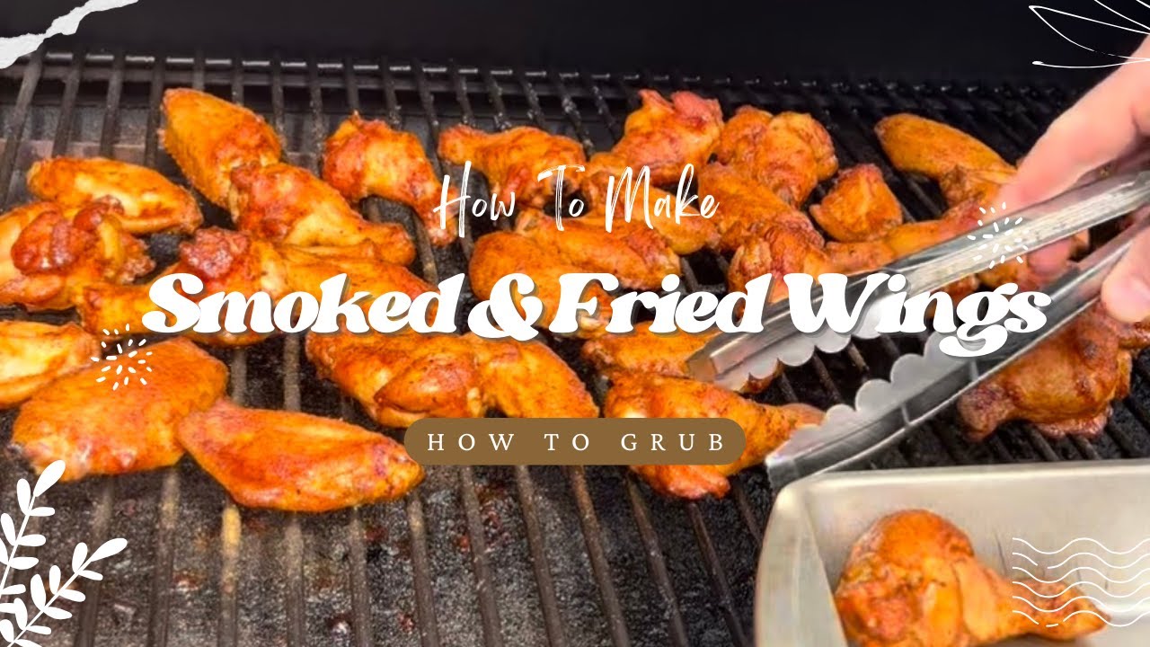 🔥HOW TO MAKE The Most Incredible Wings- Smoke & Fry Chicken Wings- Easy ...