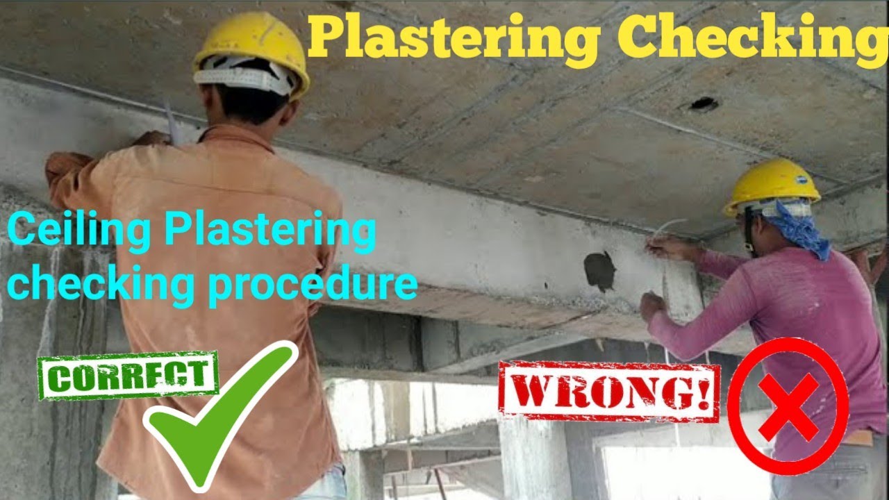 How ceiling plaster checking . ceiling plaster leveling check # ...