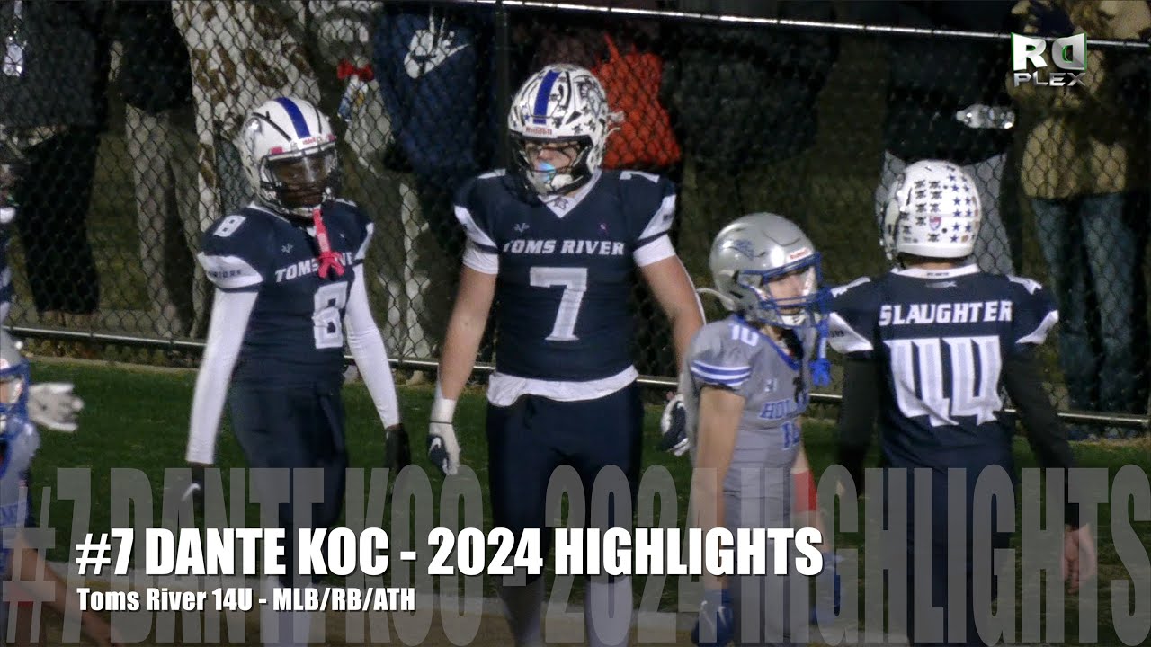 Dante Koc 2024 14u Football Highlights - YouTube