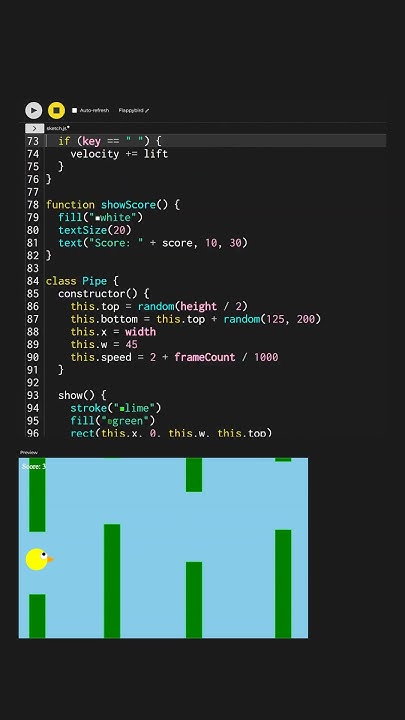 Coding Tutorial Flappy Bird Part 9 P5js Javascript Coding Youtube