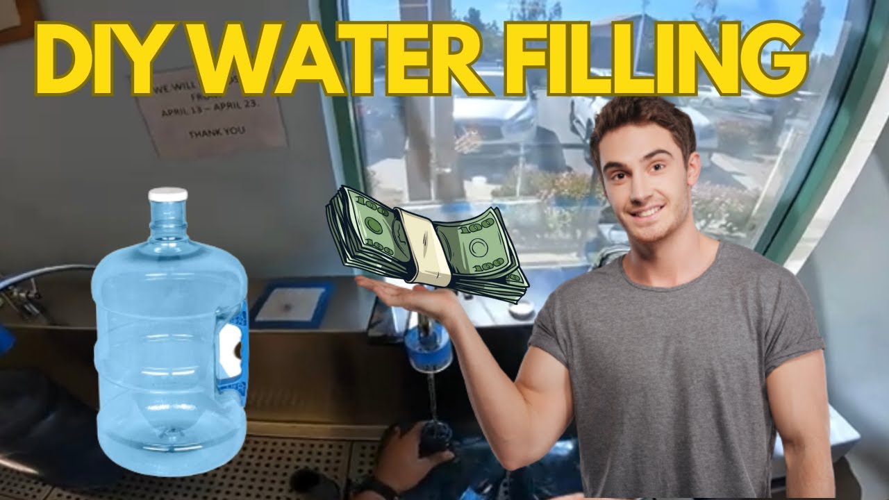 Water Store Hacks: How to Fill Up 3 or 5 Gallon Jugs Without Breaking ...