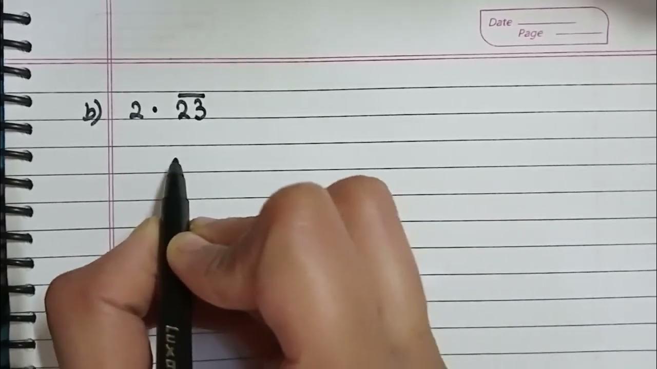 how to convert non-terminating repeating decimals into rational number part -1 - YouTube