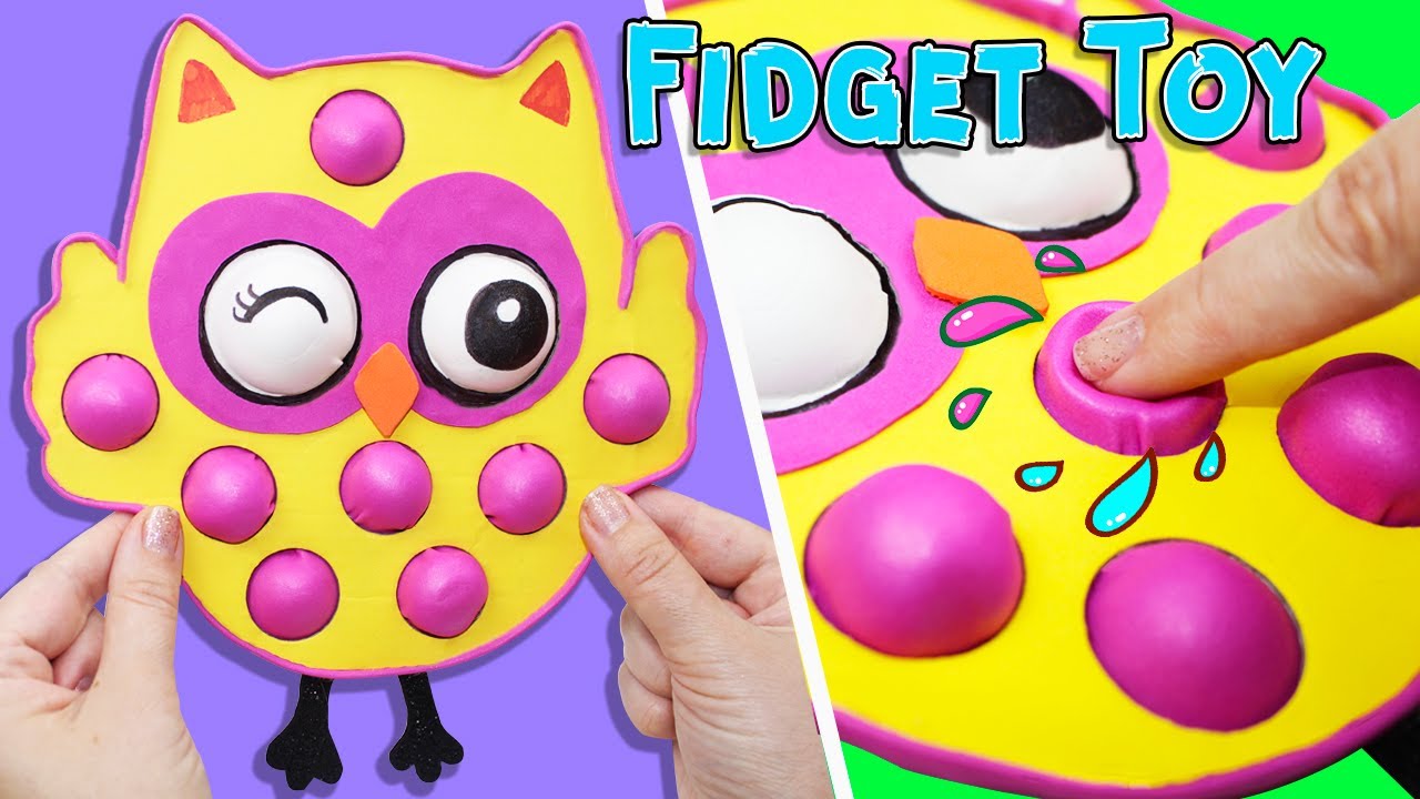 DIY POP IT FIDGET Toy Owl / Viral TikTok Fidget Toys Ideas | Owl Pop it ...