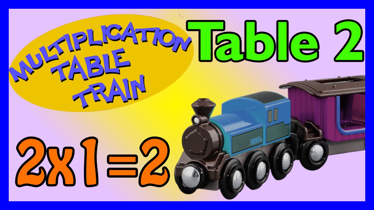 Multiplication Train : Table 2 - YouTube