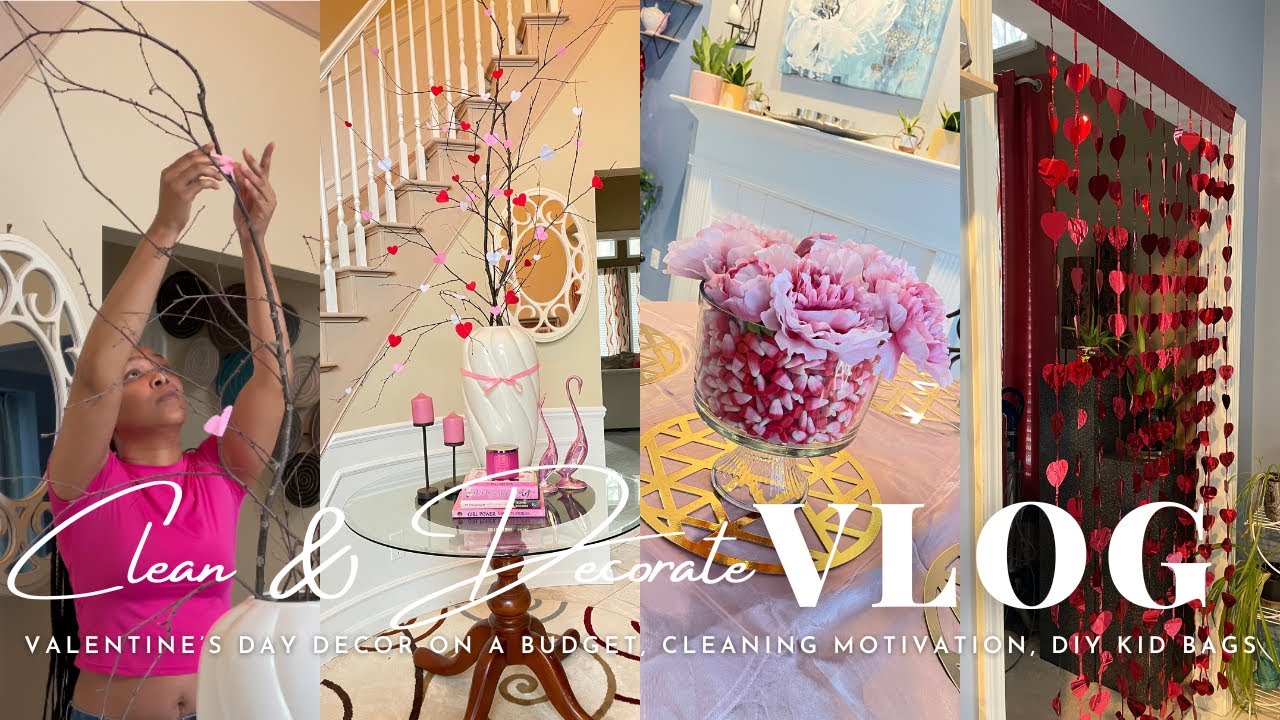 ULTIMATE VALENTINE'S DAY CLEAN AND DECORATE WITH ME | BUDGET FRIENDLY ...