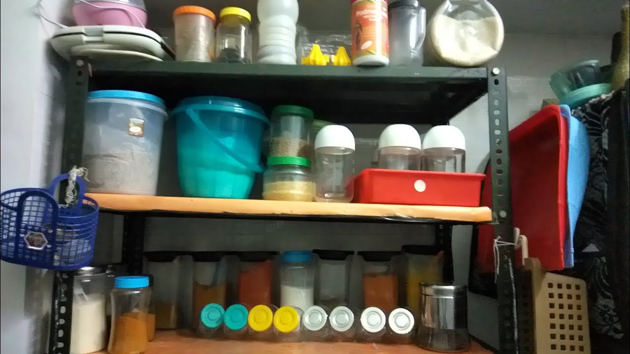 Non- modular kitchen Grocery unit cleaning and maintenance ideas in ...