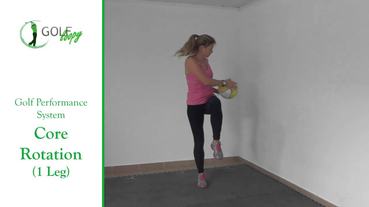 Core Rotation (1 Leg) - YouTube