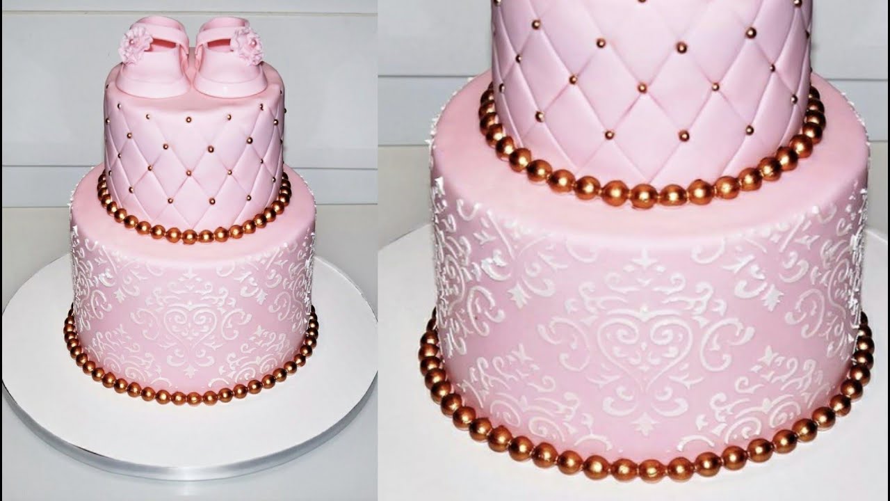 FONDANT | HOW TO stencil with royal icing | Sugarella Sweets - YouTube