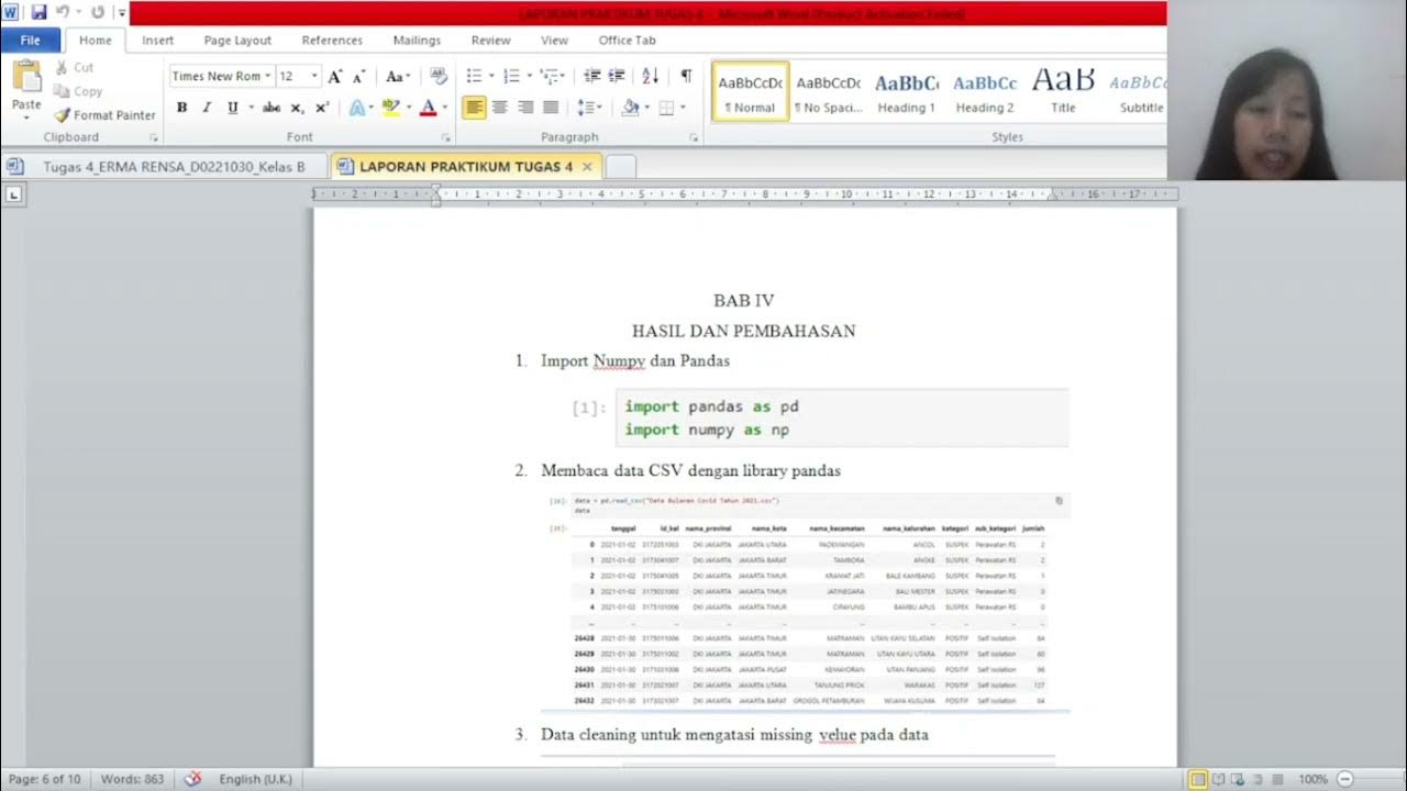 Visualisasi Data (Bar Chart) | Penjelasan Praktikum| Machine Learning ...