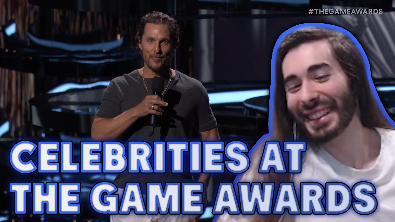 All the Celebrity Appearances at The Game Awards | MoistCr1tikal - YouTube