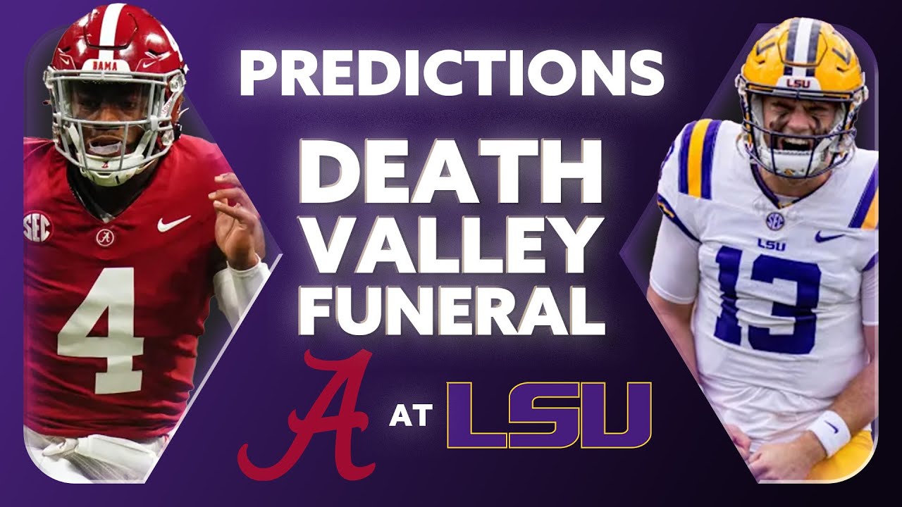 2024 Alabama vs LSU College Football Prediction - YouTube