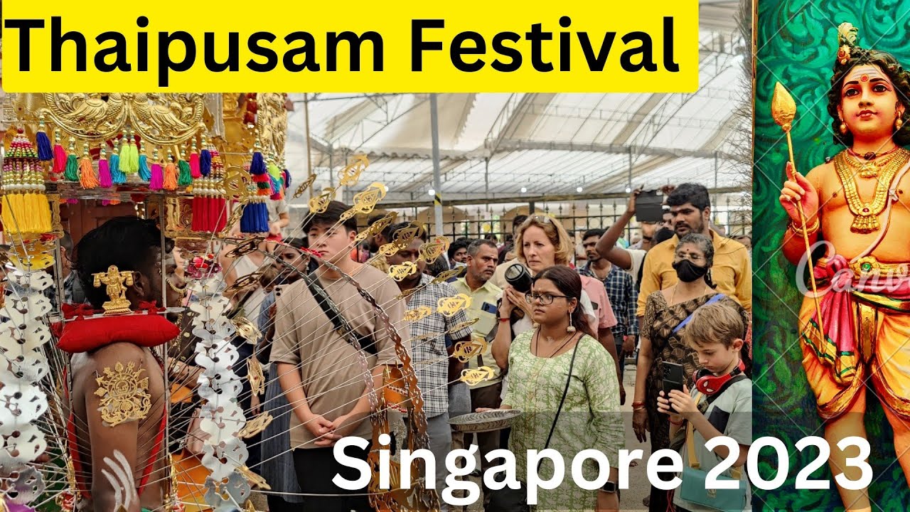 Thaipusam Singapore 2023 🙏 | 4K | Sri Thendayuthapani Temple #thaipusam ...