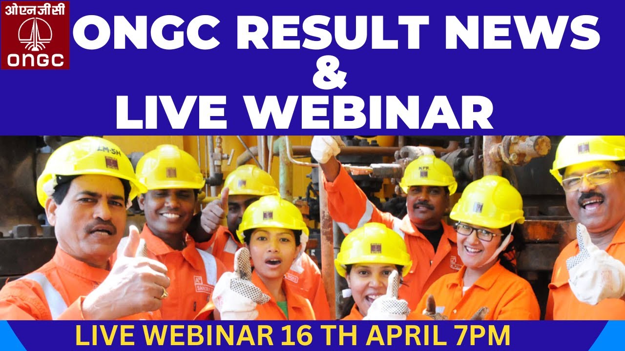 ONGC RESULT & WEBINAR NEWS - YouTube