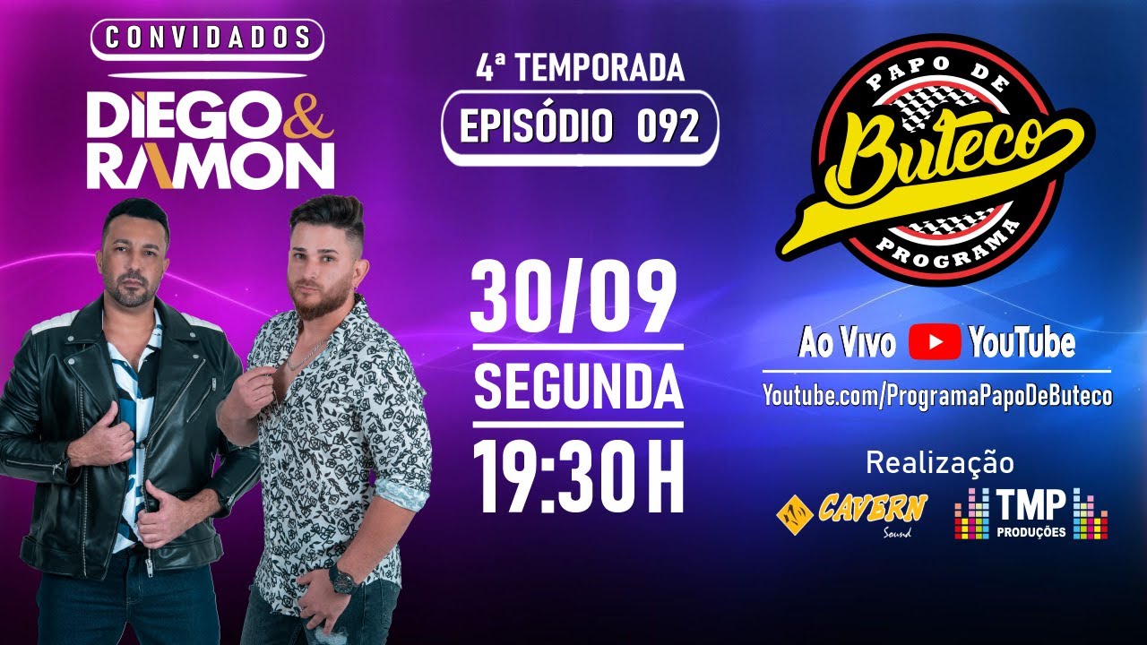 ENTREVISTA COM DIEGO E RAMON I EPISÓDIO 92 I 4ª TEMPORADA #live # ...