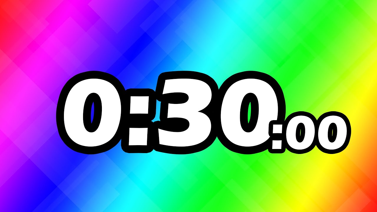 30 Second TIMER Countdown - YouTube