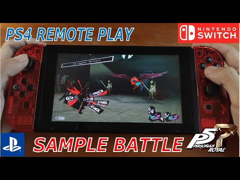 Persona 5 Royal | P5R on Nintendo Switch | Sample Battle gameplay | PS4 RemotePlay - YouTube