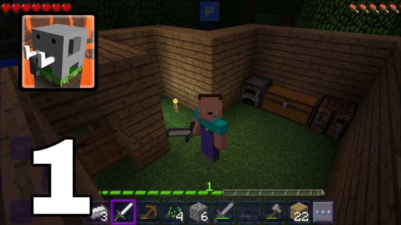 Craftsman : Building Craft Survival Gameplay Part 1 (iOS Android) 2023 ...