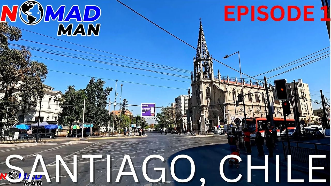NEIGHBORHOOD OF SANTIAGO, CHILE 4K EPISODE 1 - YouTube