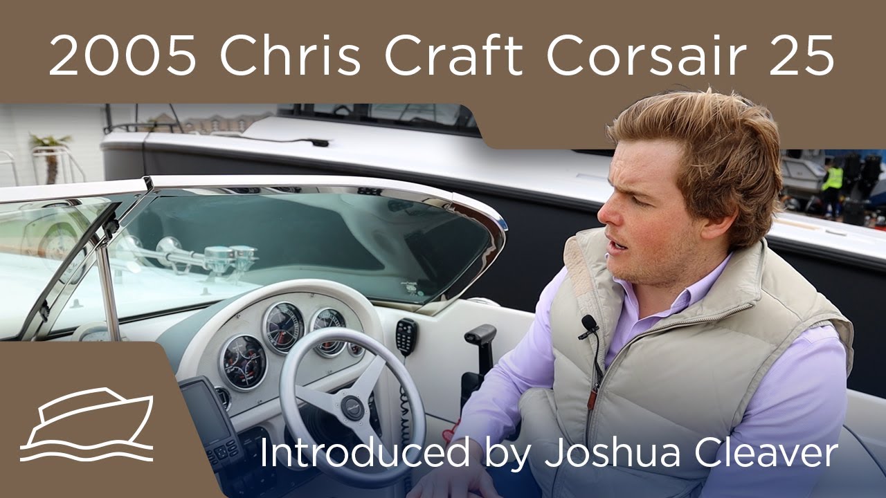 Chris Craft Corsair 25 with Josh Cleaver - SOLD - YouTube