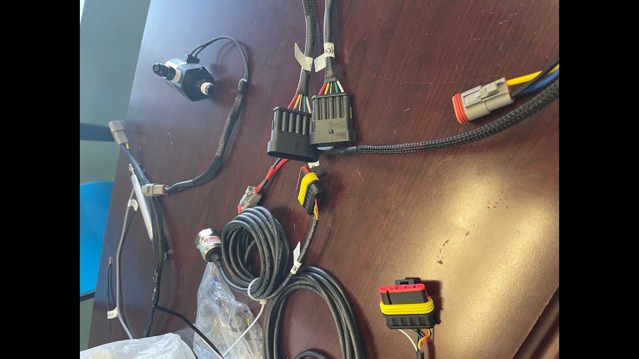Holley I/O Module Harness Build and Transmission Sub-harness - YouTube