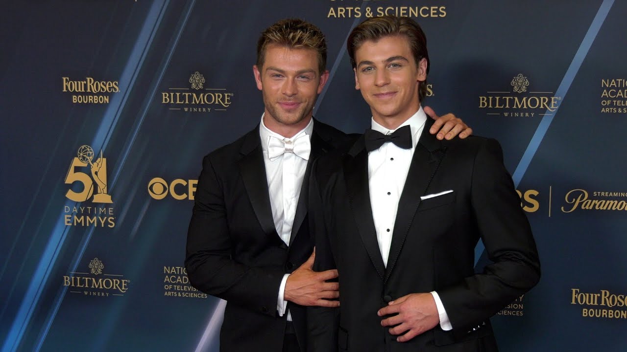 Evan Hofer and Giovanni Mazza 2024 Daytime Emmy Awards Red Carpet ...