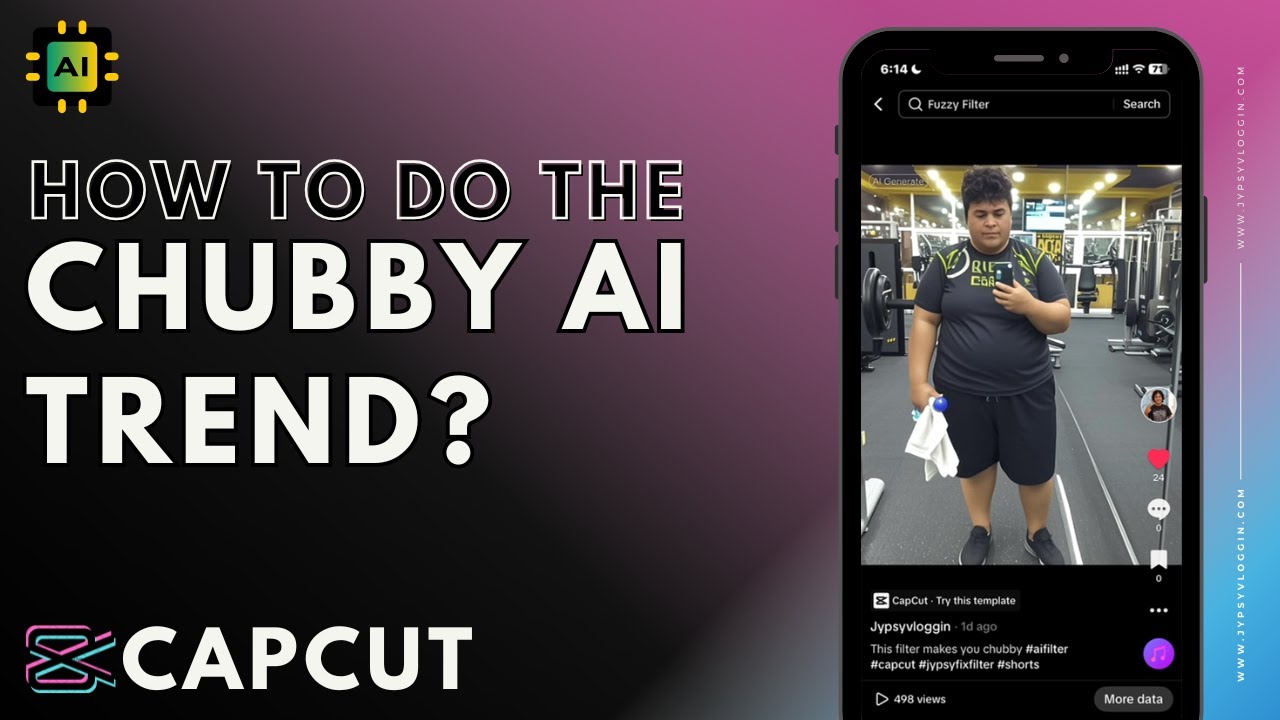 How to do the Chubby filter trend on TikTok [CapCut] - YouTube