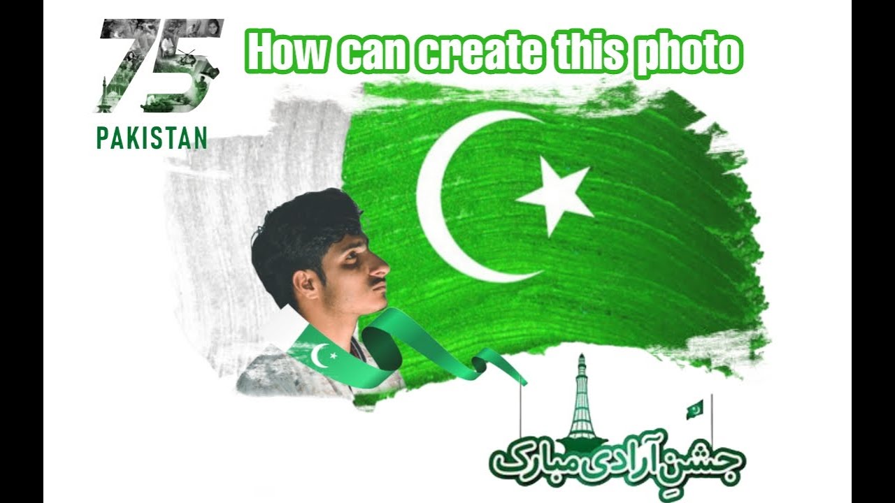 PicsArt 14 August photos editing tutorial Pakistan independence.Photo ...