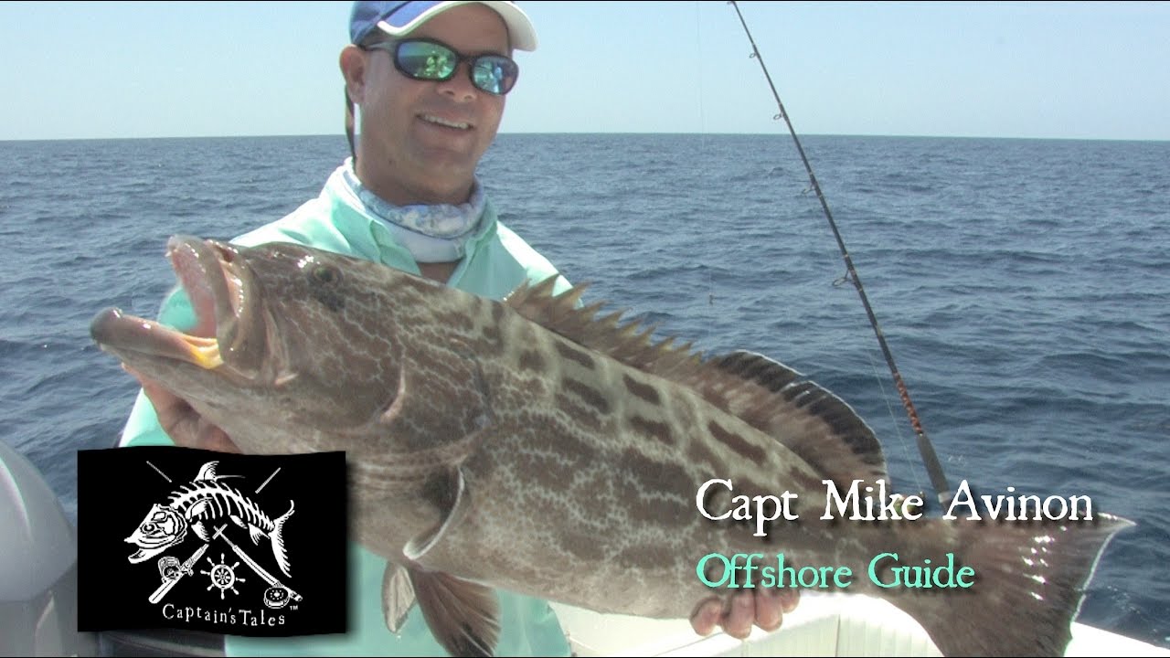 Captains Tales Episode 34 Capt Mike Avinon-Offshore Grouper - YouTube